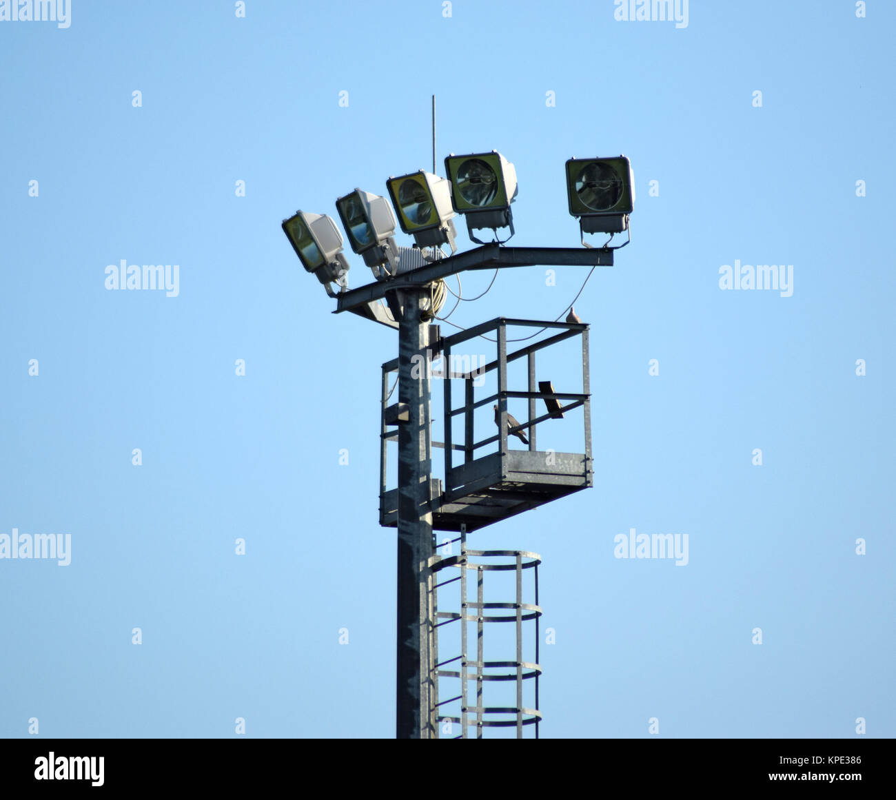 The Lighting mast Stock Photo - Alamy