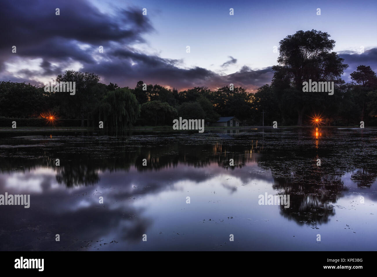 New zealand victoria lake hi-res stock photography and images - Alamy