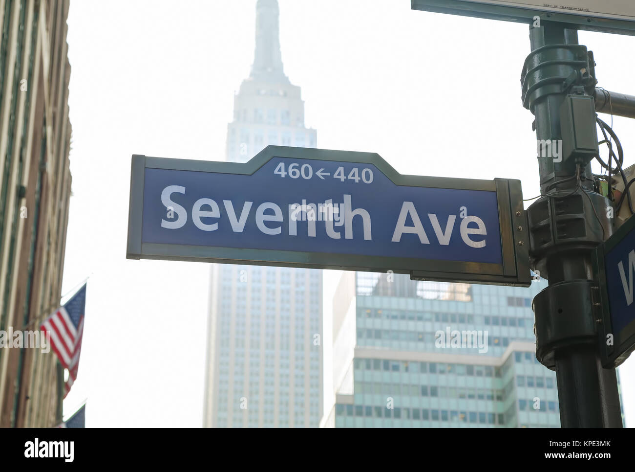 Seventh avenue sign Stock Photo - Alamy