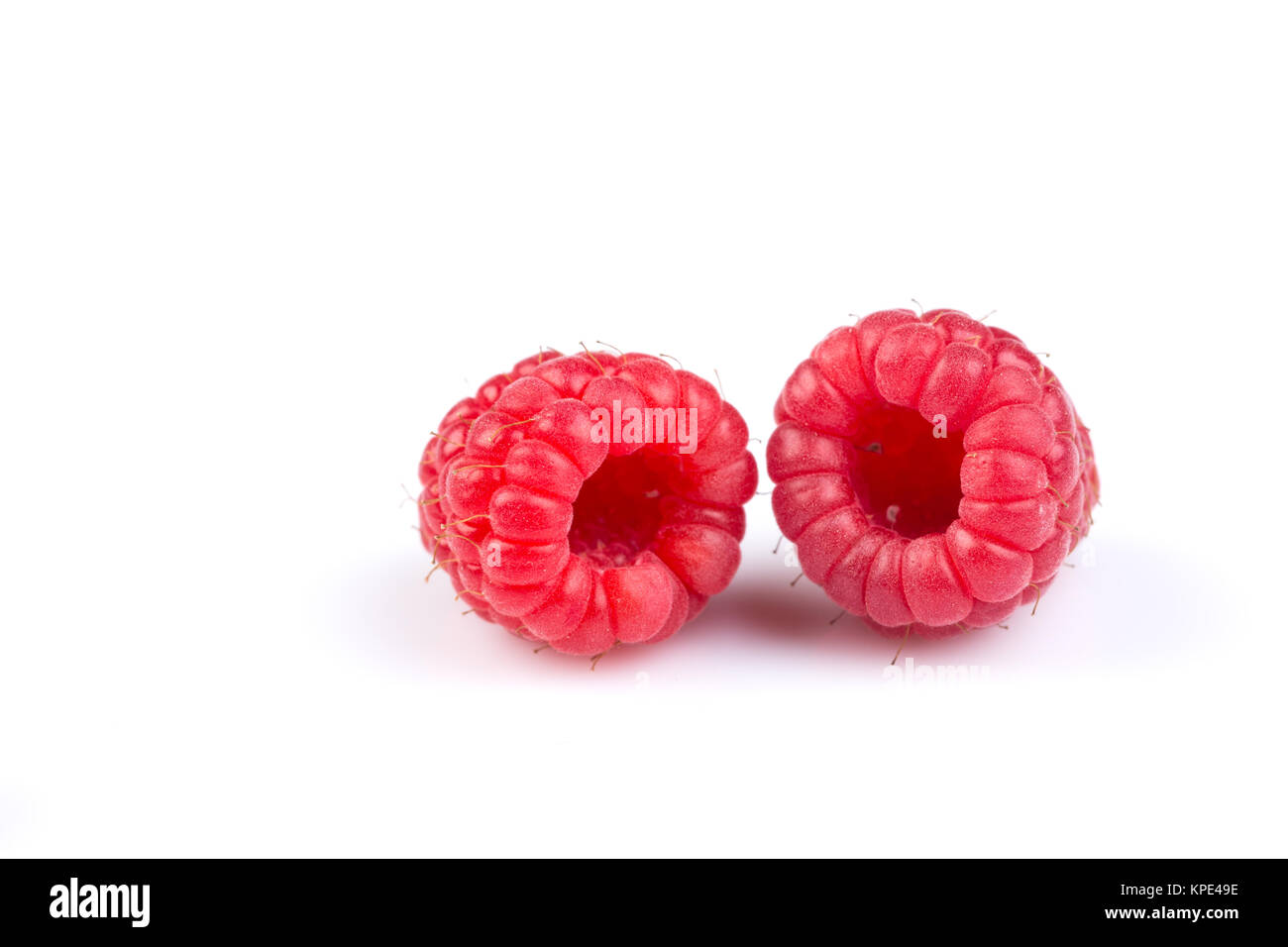 raspberry isolated on white background Stock Photo - Alamy