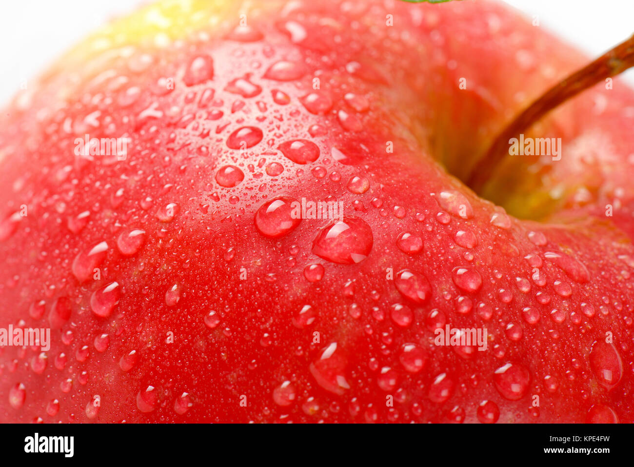 washed red apple Stock Photo - Alamy