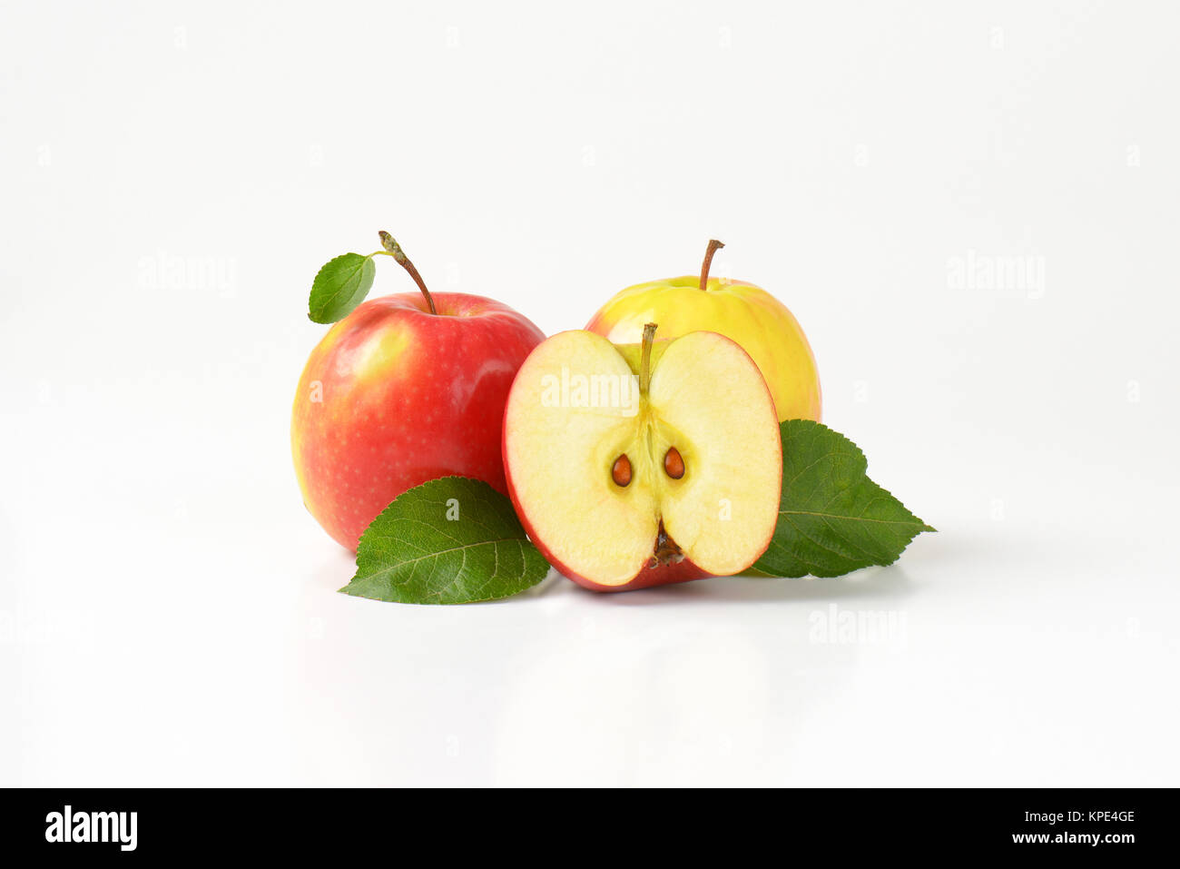 two and a half apples Stock Photo - Alamy