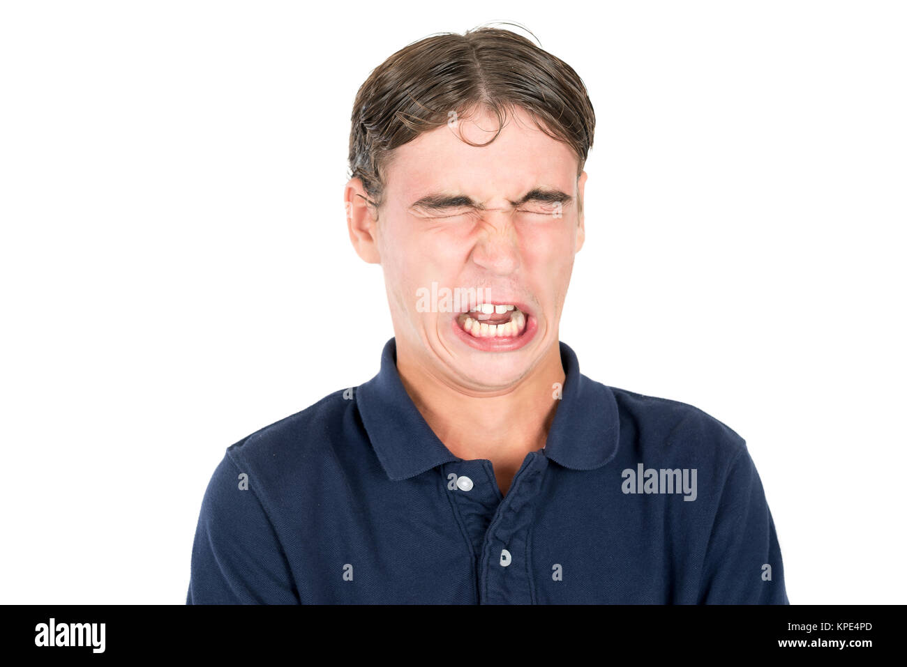 Sad nerd boy Stock Photo - Alamy