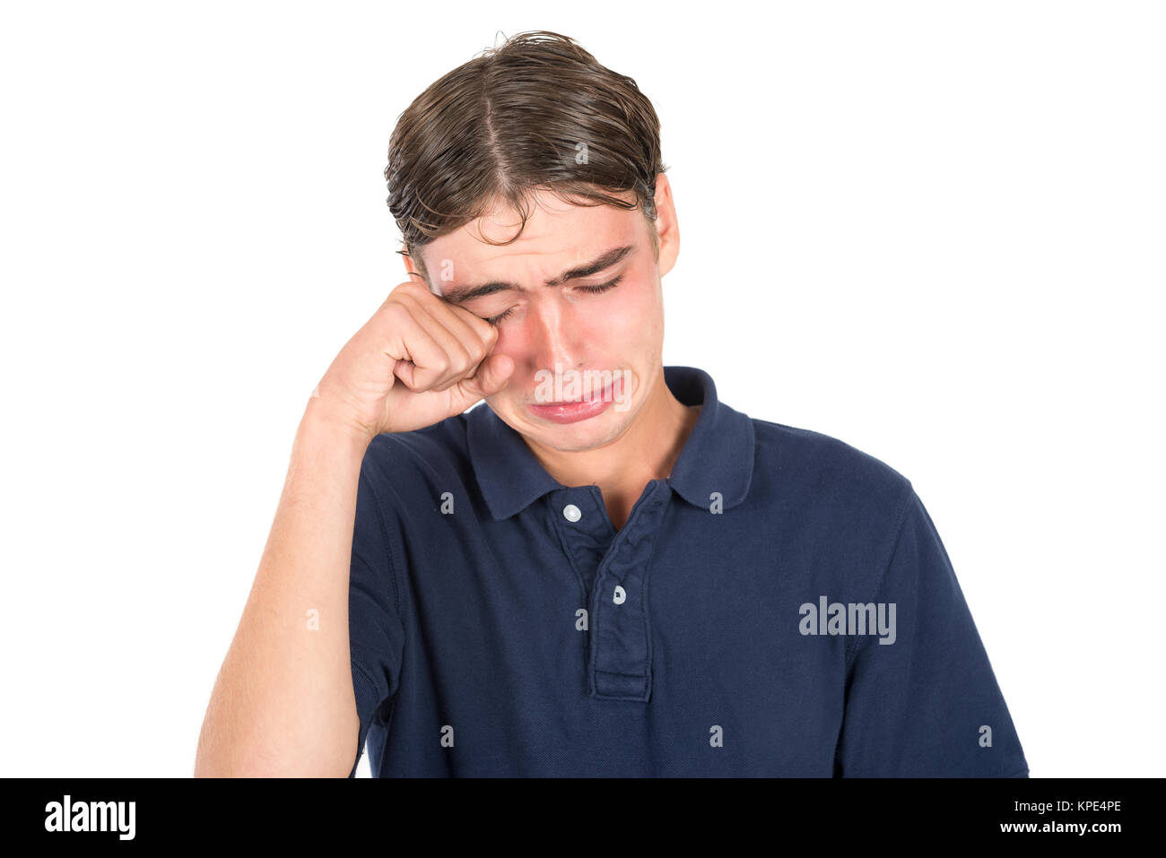 Sad nerd boy Stock Photo - Alamy
