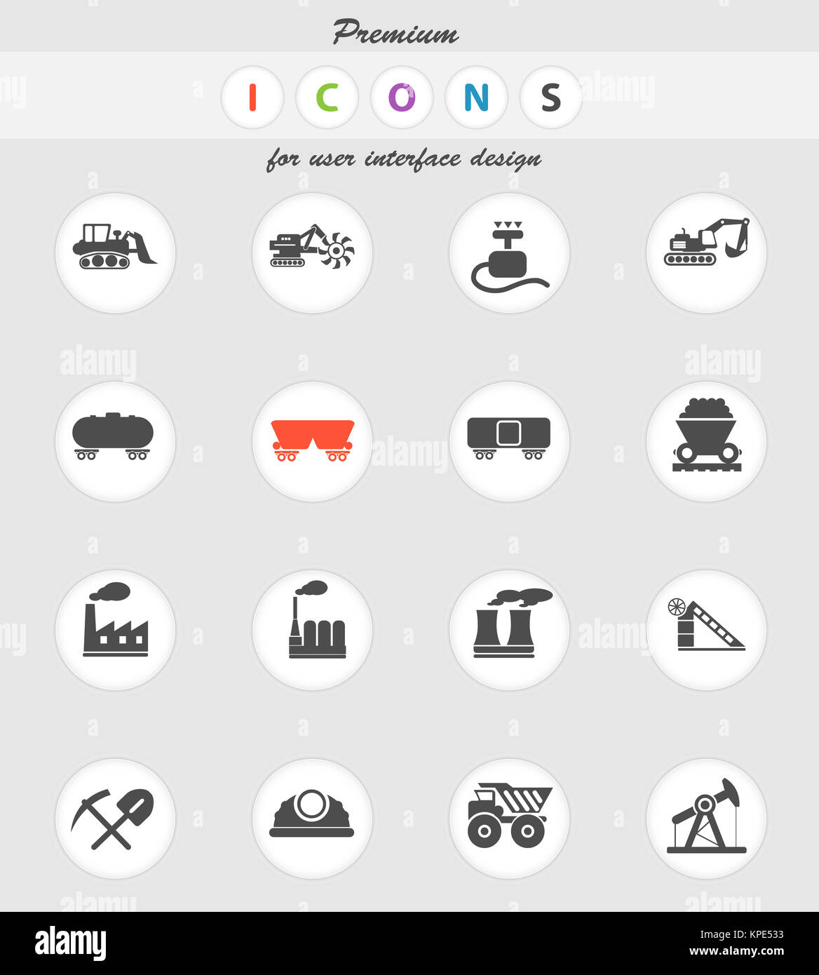 Factory and Industry Symbols Stock Photo - Alamy