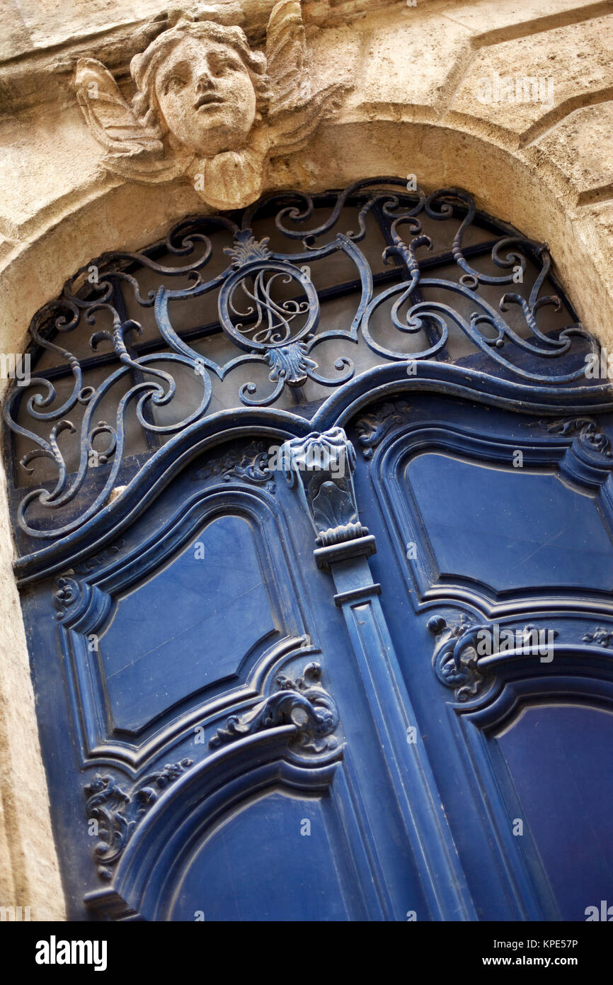 Door of a mansion Stock Photo - Alamy