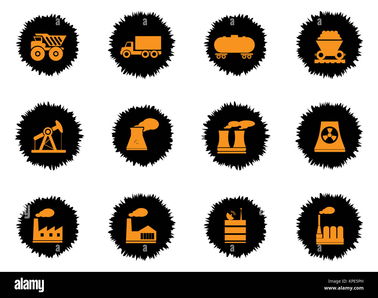 Factory and Industry Symbols Stock Photo - Alamy