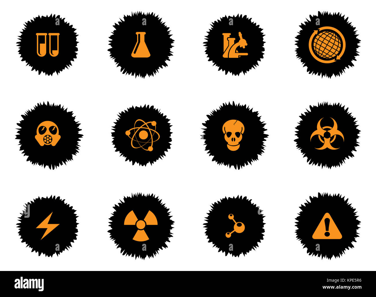 Science icons set Stock Photo - Alamy