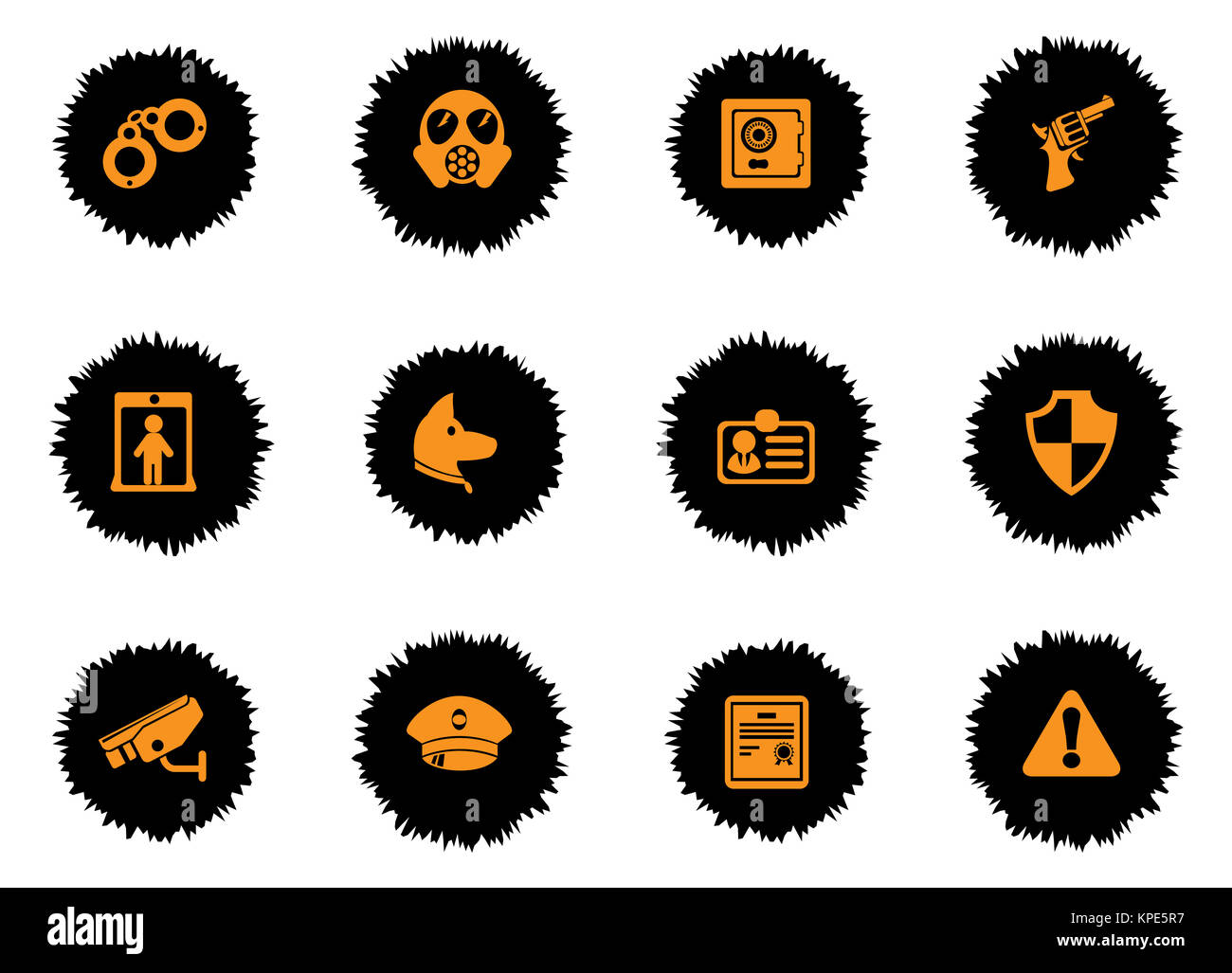 Security icons set Stock Photo - Alamy