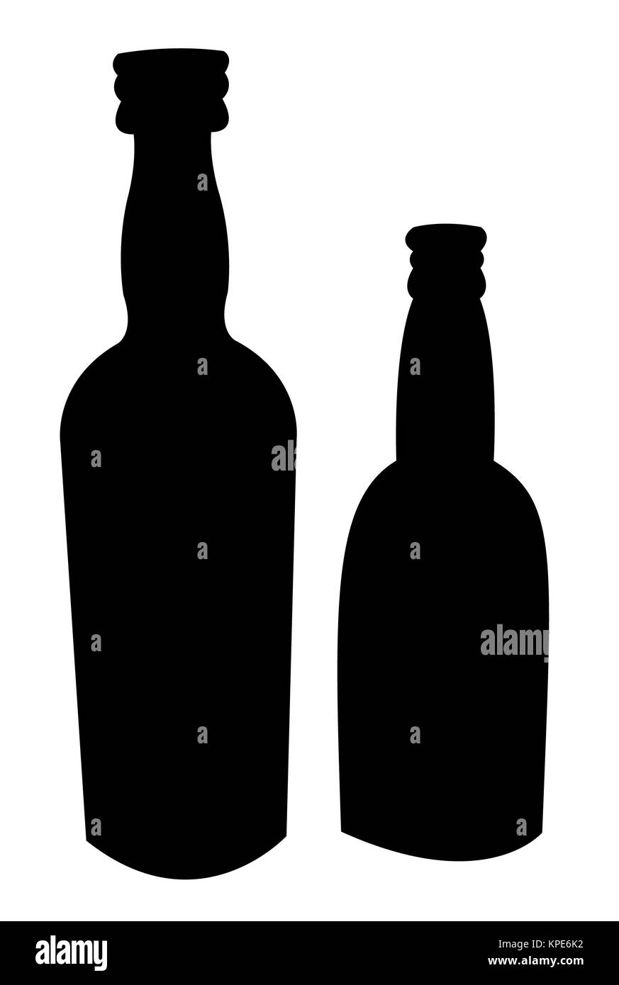 bottle sign set Stock Photo - Alamy