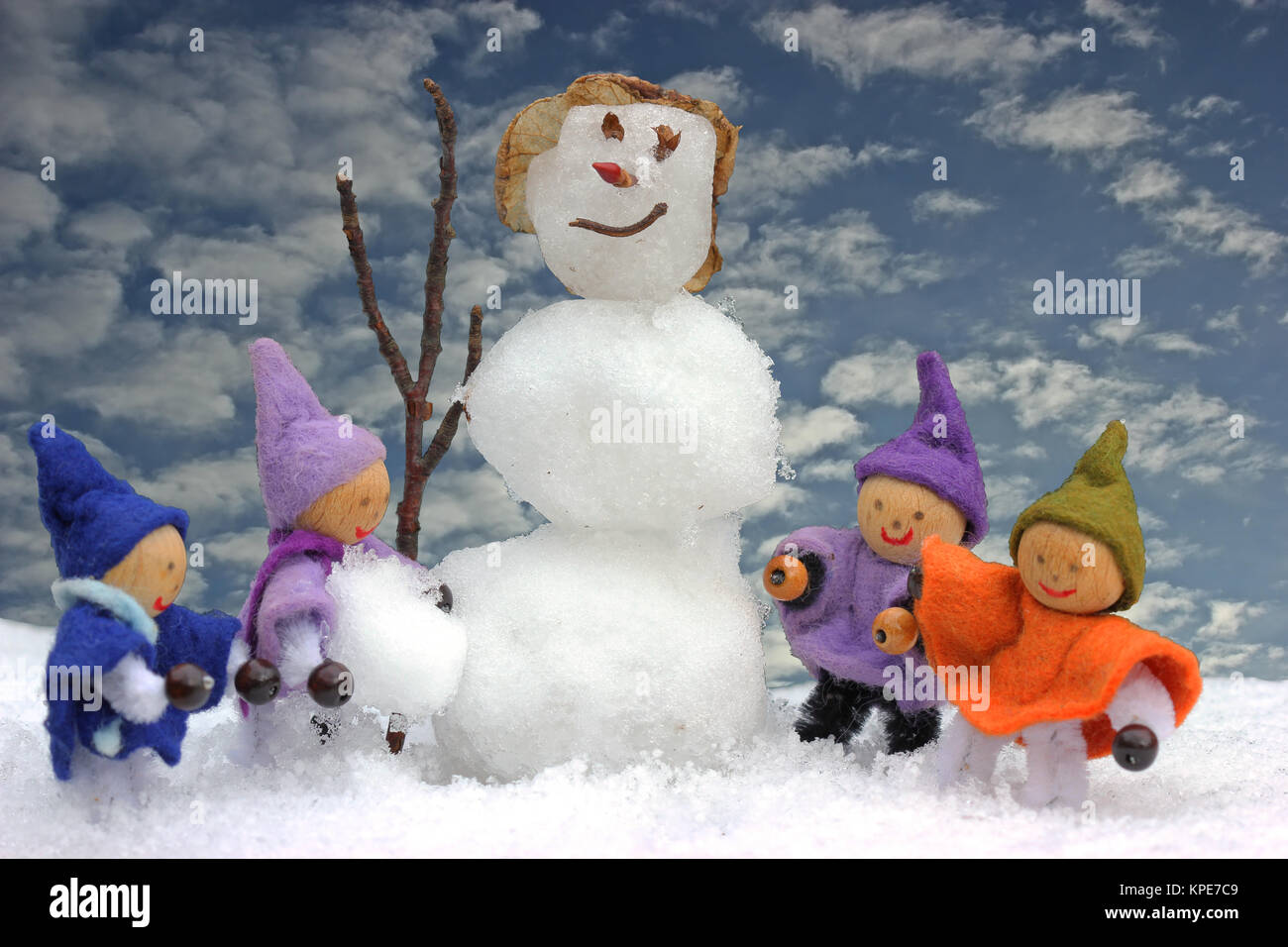 Four elves hi-res stock photography and images - Alamy