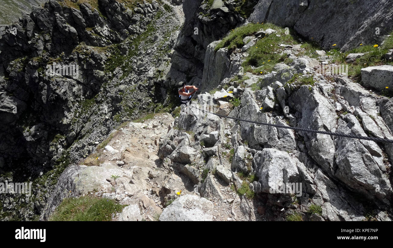 mountain hiking,south tyrol Stock Photo - Alamy