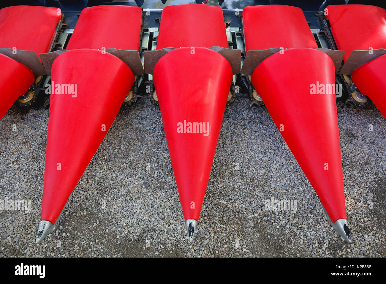 Combine harvester corn head hi-res stock photography and images - Alamy