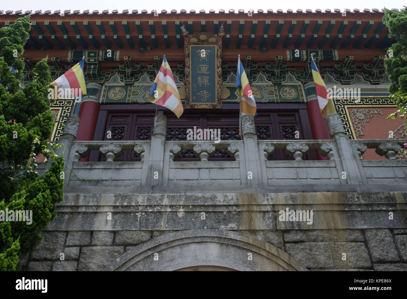 po lin monastery Stock Photo - Alamy