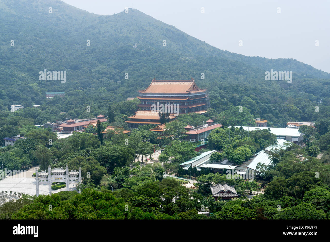 po lin monastery Stock Photo - Alamy