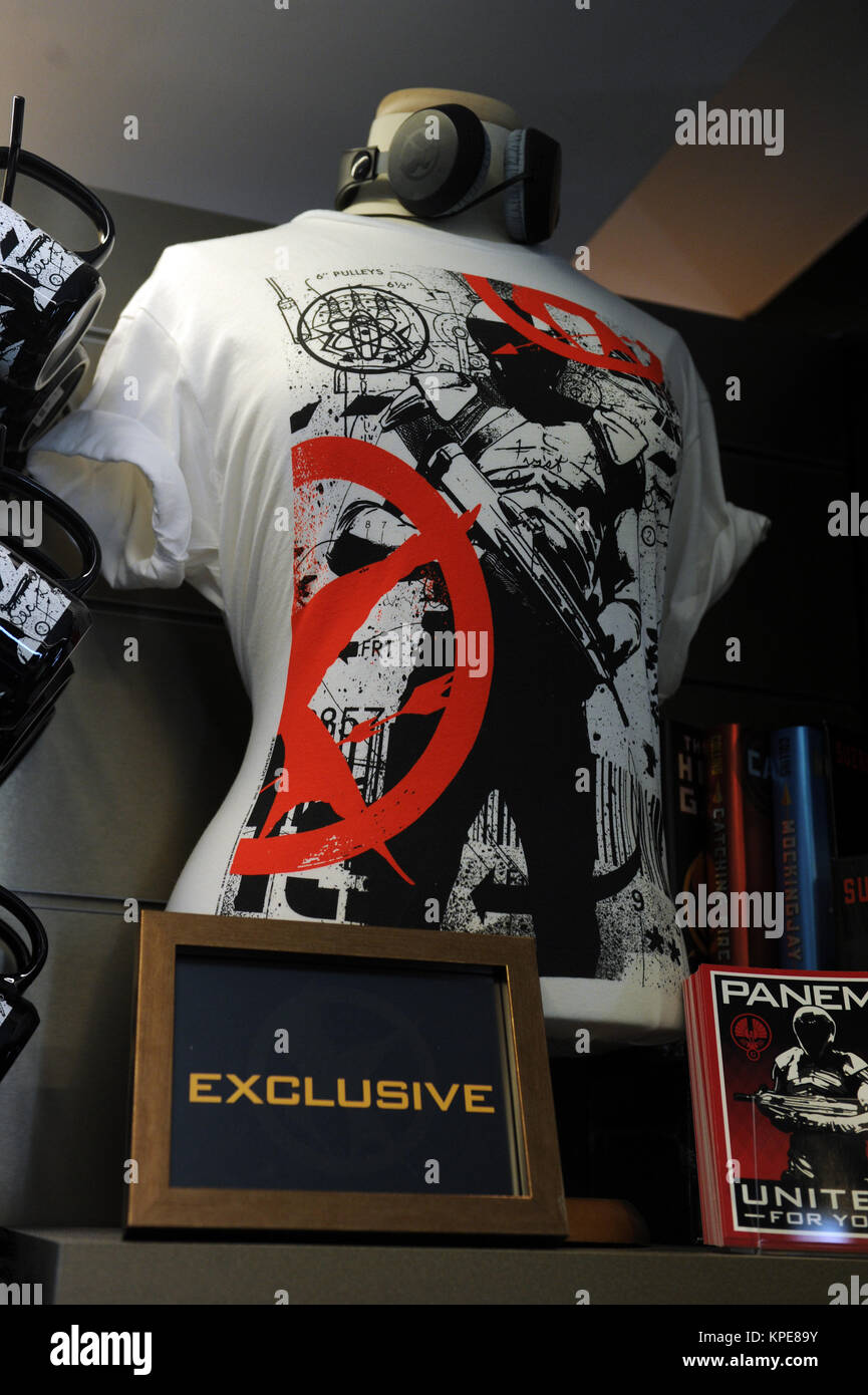 NEW YORK, NY - JULY 01: The Hunger Games' exhibition opens in New York ...