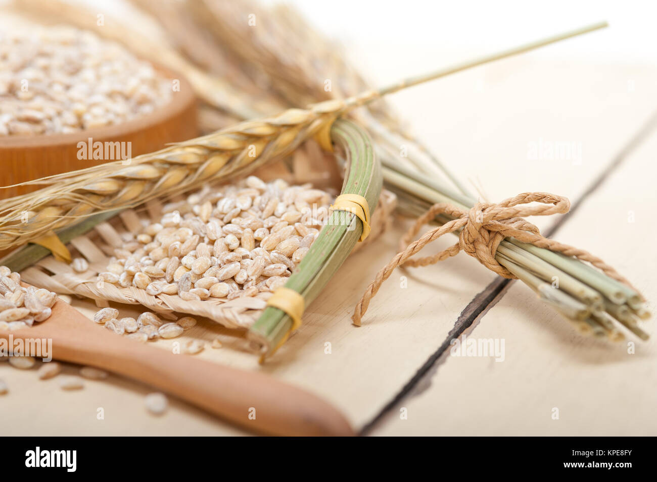 organic barley grains Stock Photo - Alamy