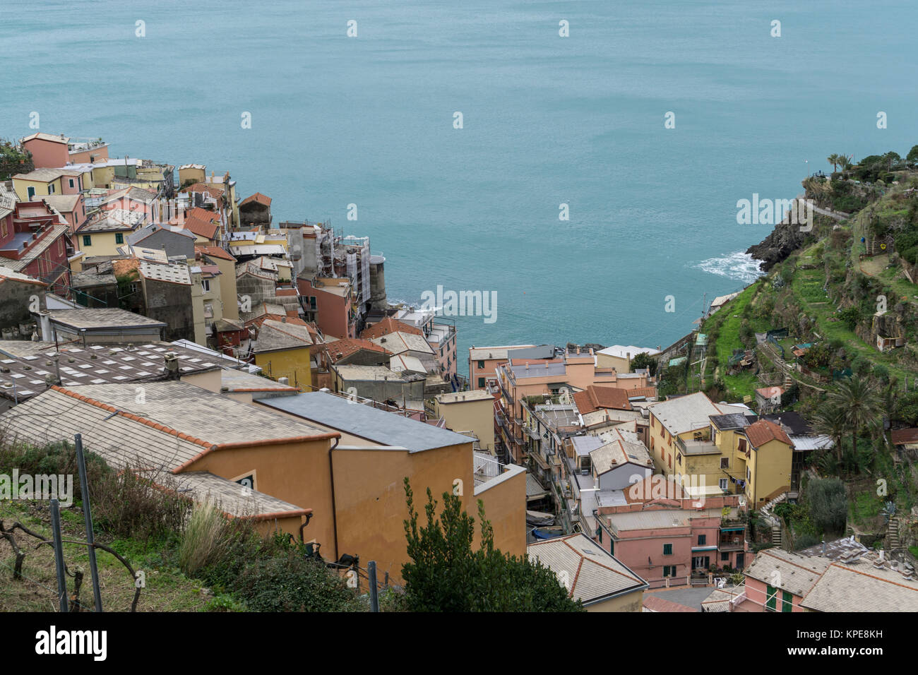 View of Manarola Stock Photo - Alamy