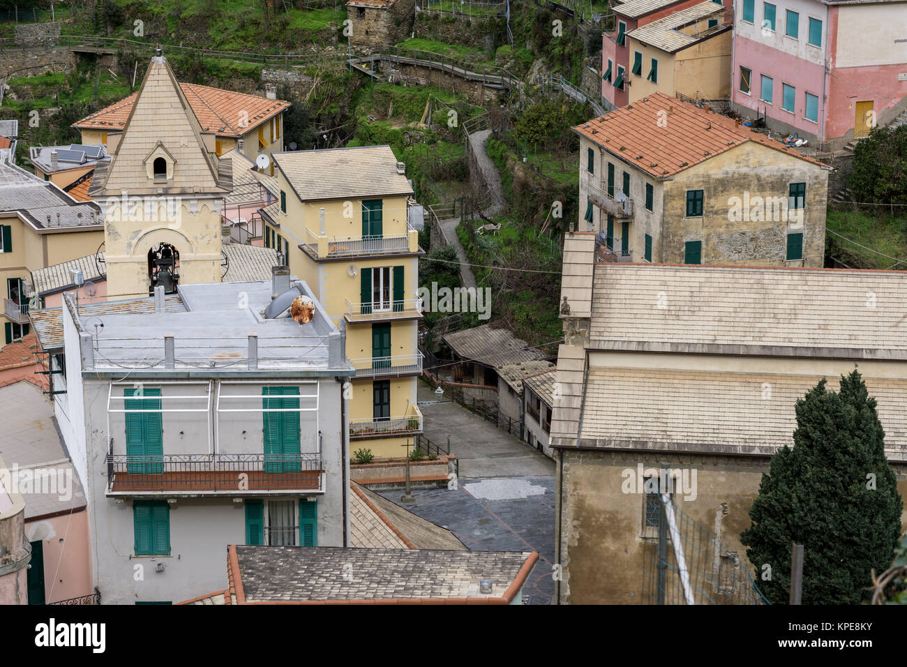 View of Manarola Stock Photo - Alamy