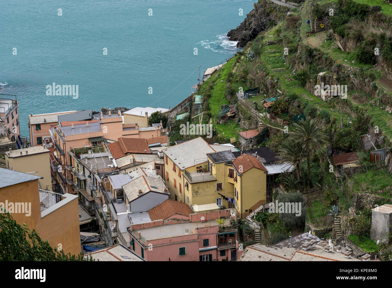 View of Manarola Stock Photo - Alamy