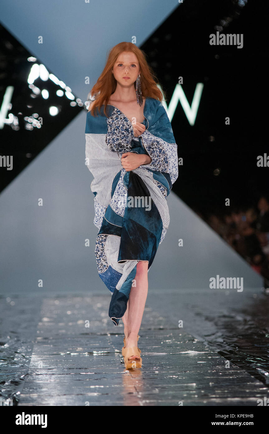 SYDNEY, AUSTRALIA - APRIL 13: A model walks the runway at the Watson X ...