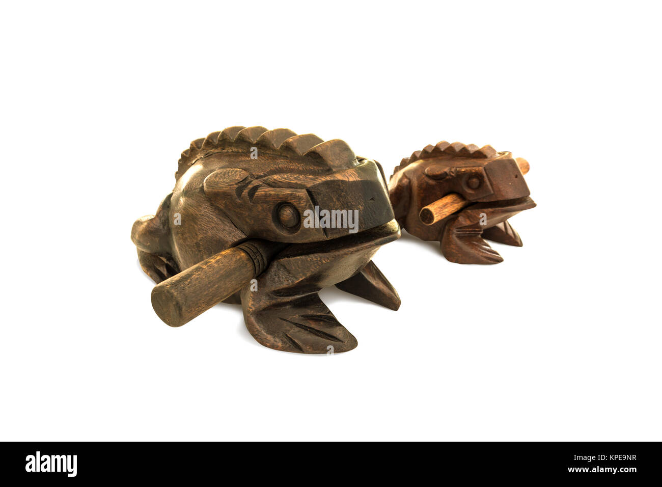 Wood carving on tree Cut Out Stock Images & Pictures - Alamy