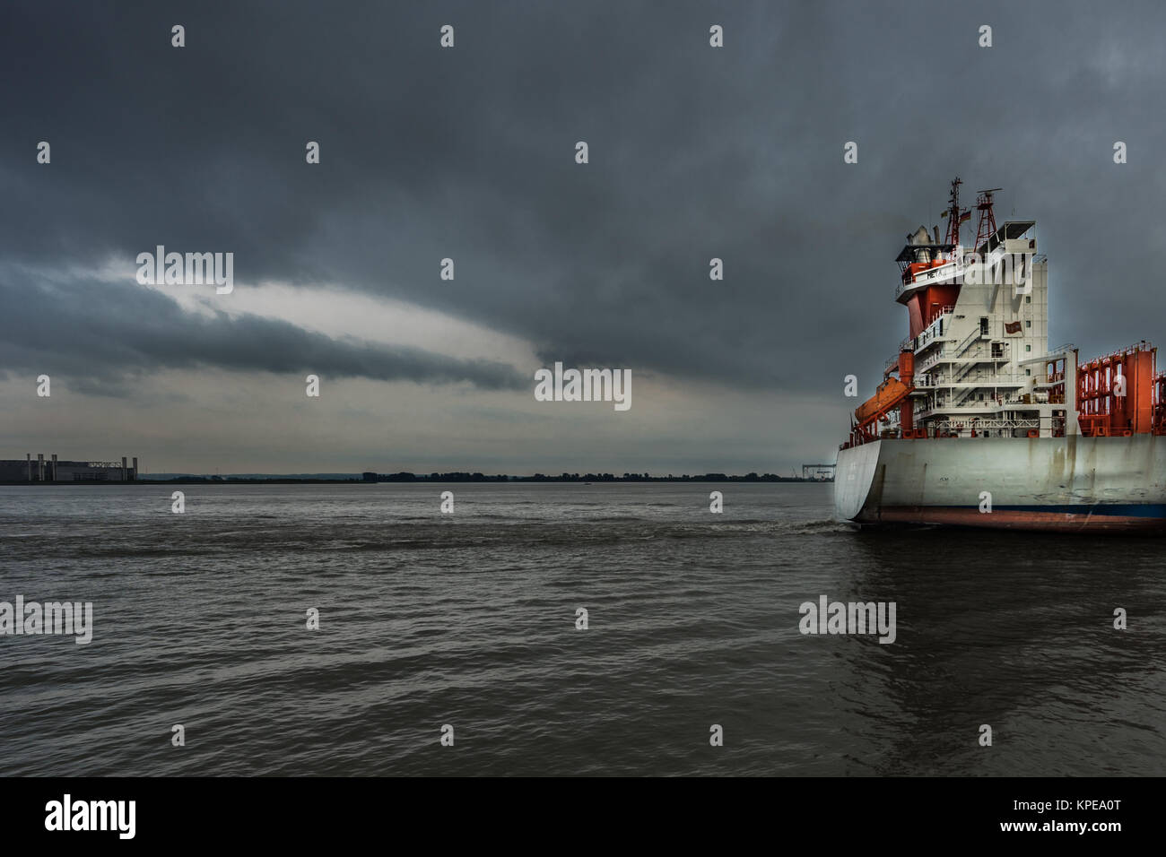 Tower on container ship hi-res stock photography and images - Alamy