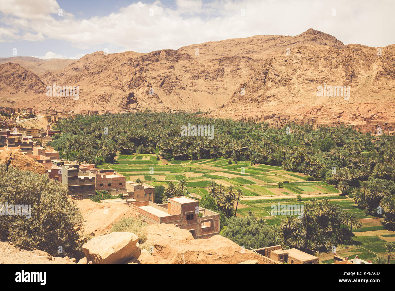 town and oasis of tinerhir,morocco Stock Photo - Alamy
