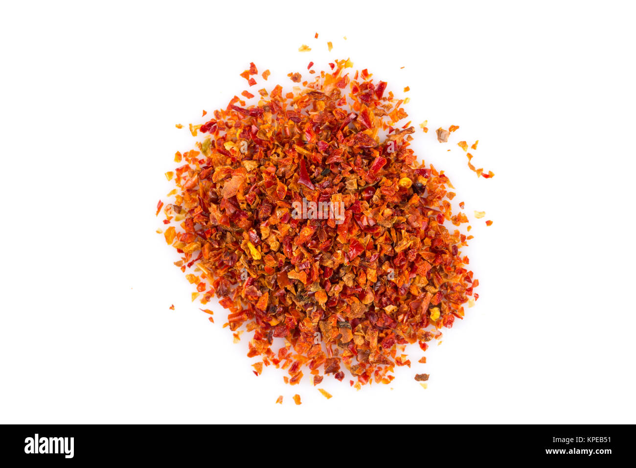 Crushed red chili pepper Stock Photo - Alamy