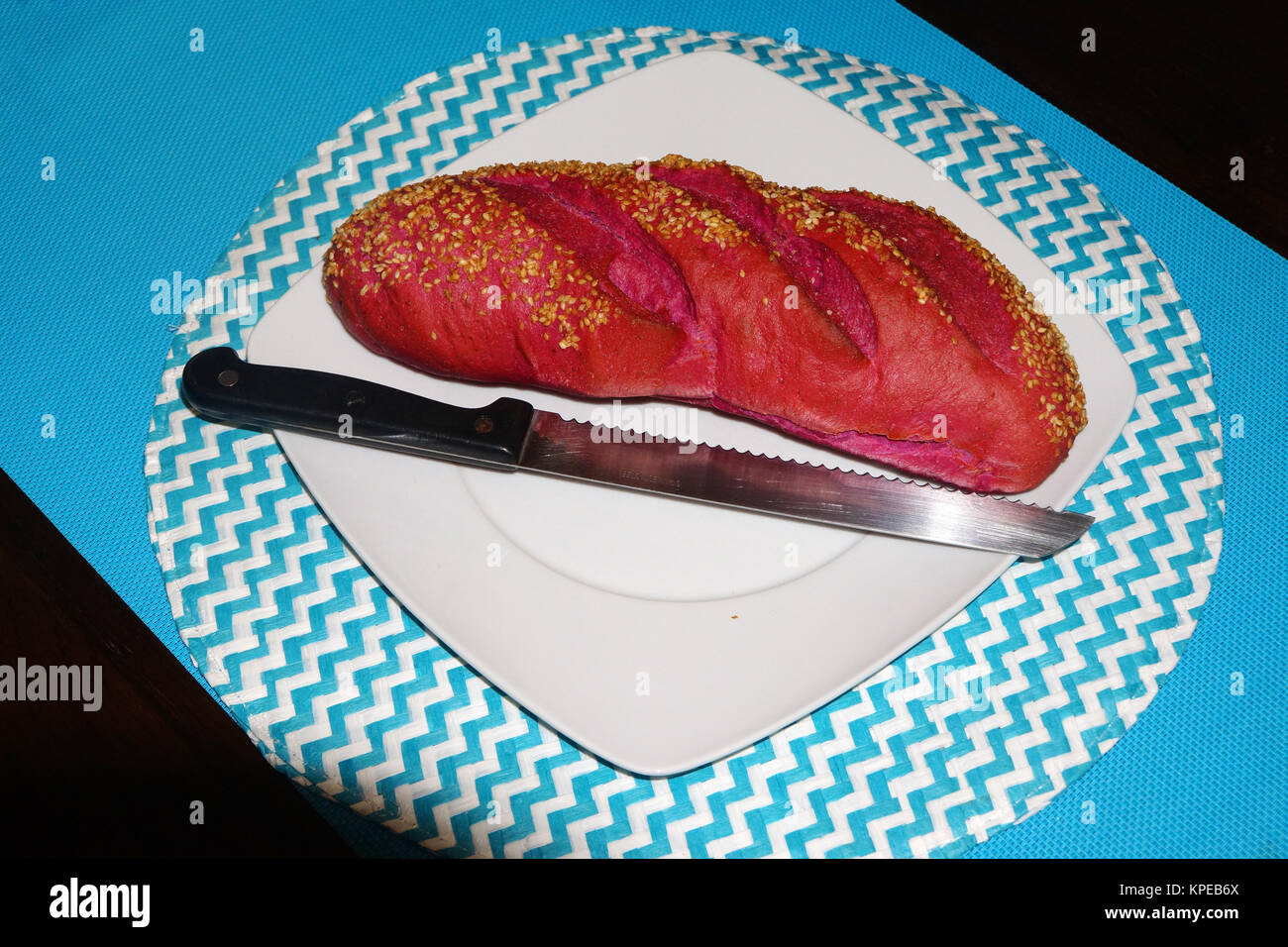 pink beetroot bread Stock Photo - Alamy