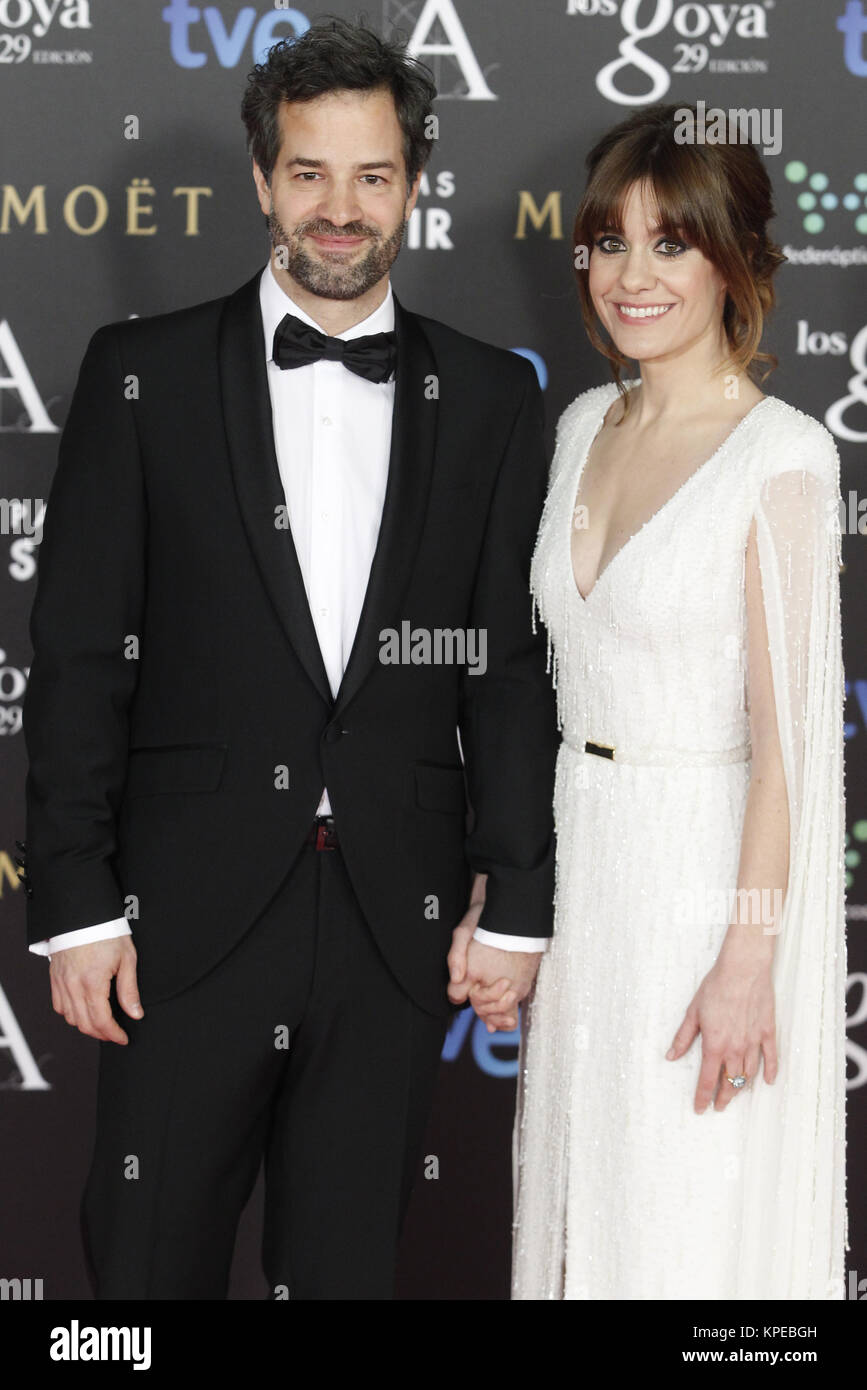 MADRID, SPAIN - FEBRUARY 7: Luis Rallo, Alexandra Jimenez attends the ...