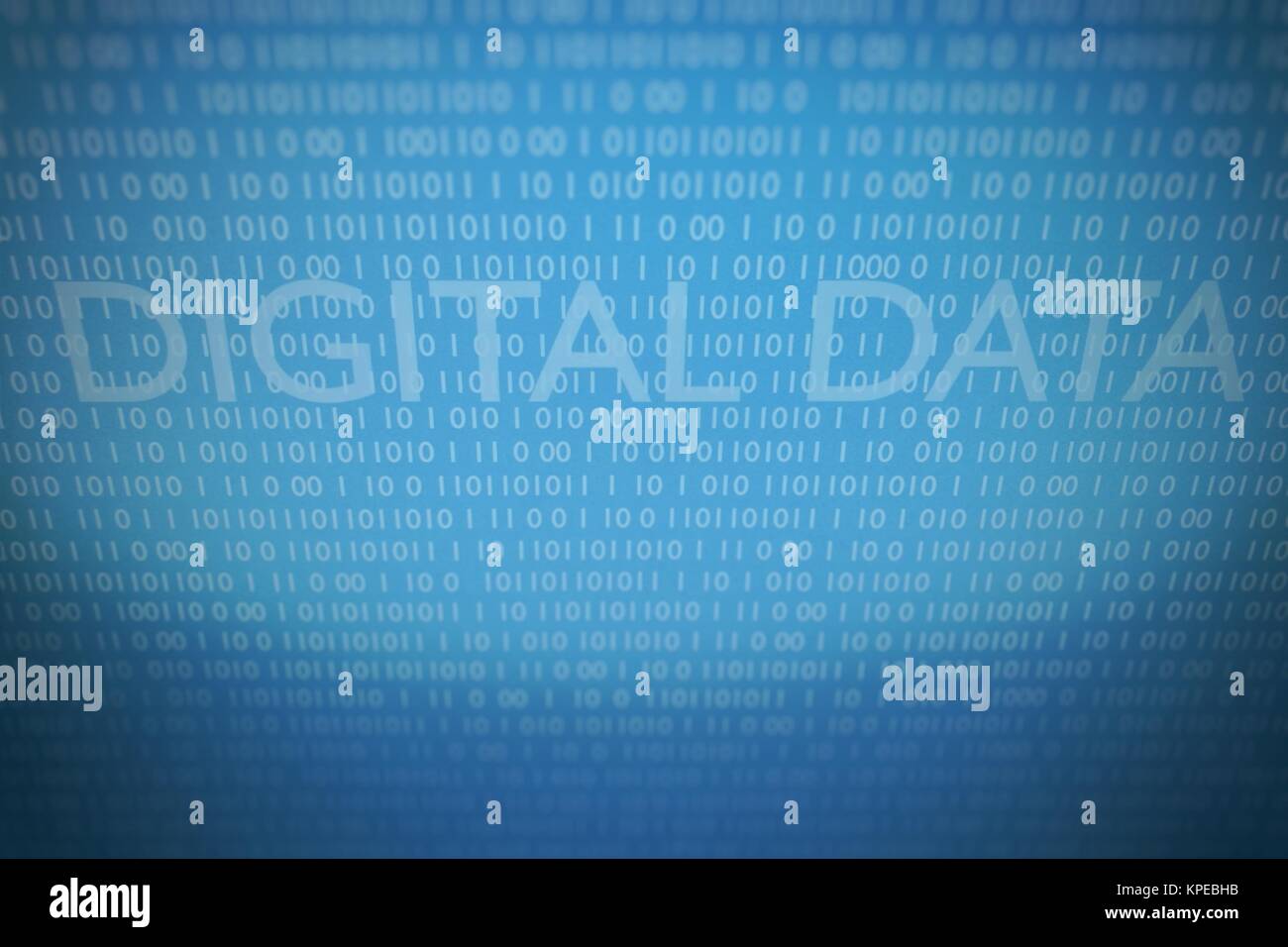 blue green binary code on computer screen. Blue green binary code ...