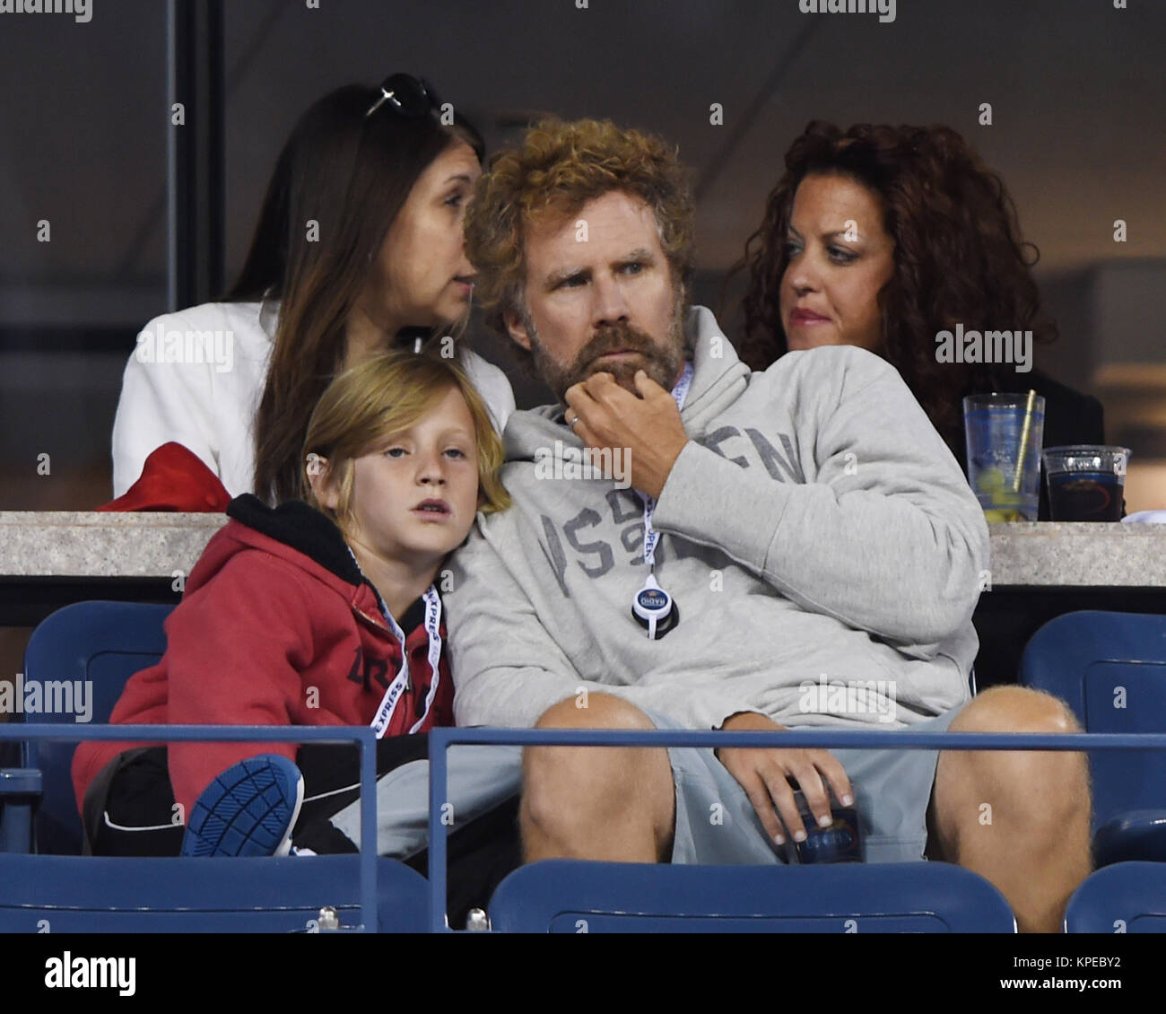 FLUSHING NY- AUGUST 29: Magnus Ferrell, Will Ferrell, Day Five of the ...