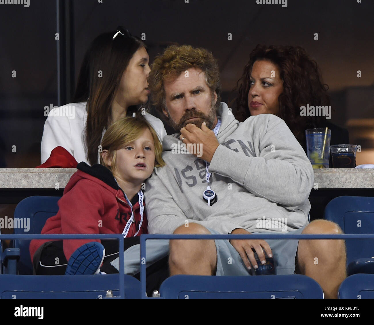 FLUSHING NY- AUGUST 29: Magnus Ferrell, Will Ferrell, Day Five of the ...