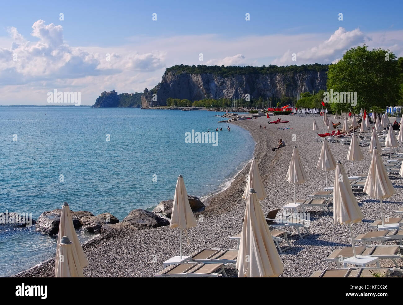 Sistiana Strand - Sistiana beach near Trieste Stock Photo - Alamy