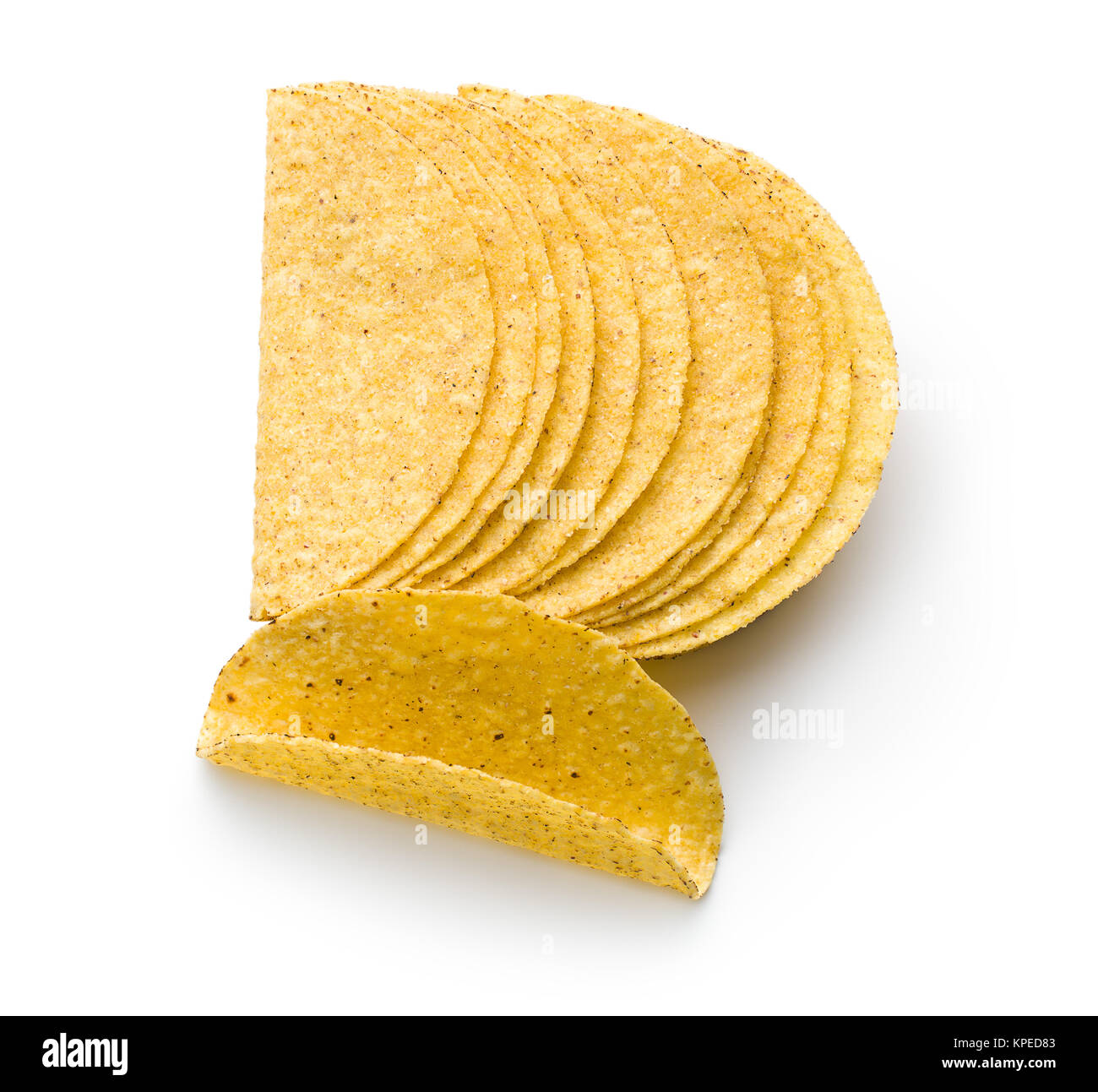 crispy taco shells Stock Photo - Alamy