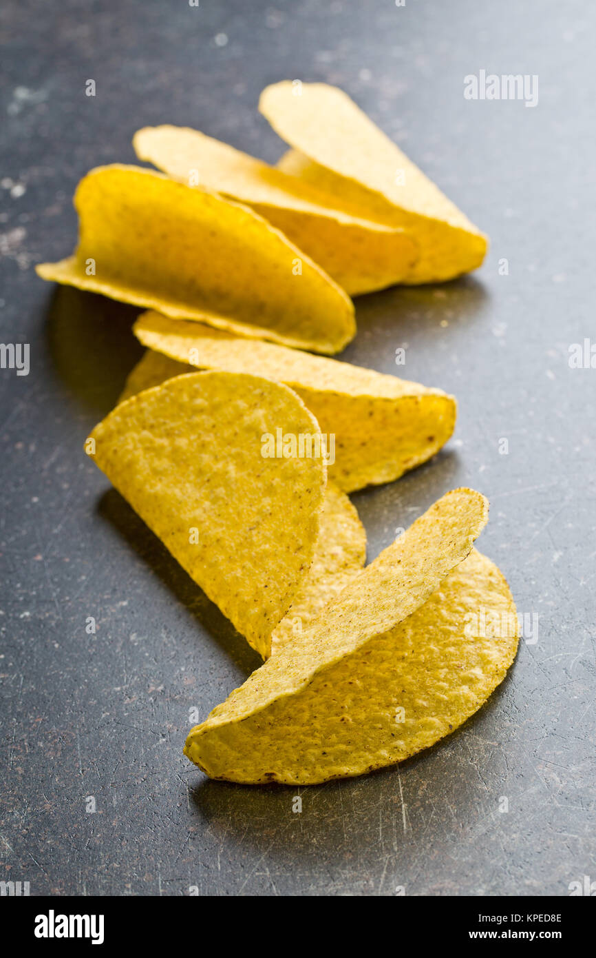 crispy taco shells Stock Photo - Alamy