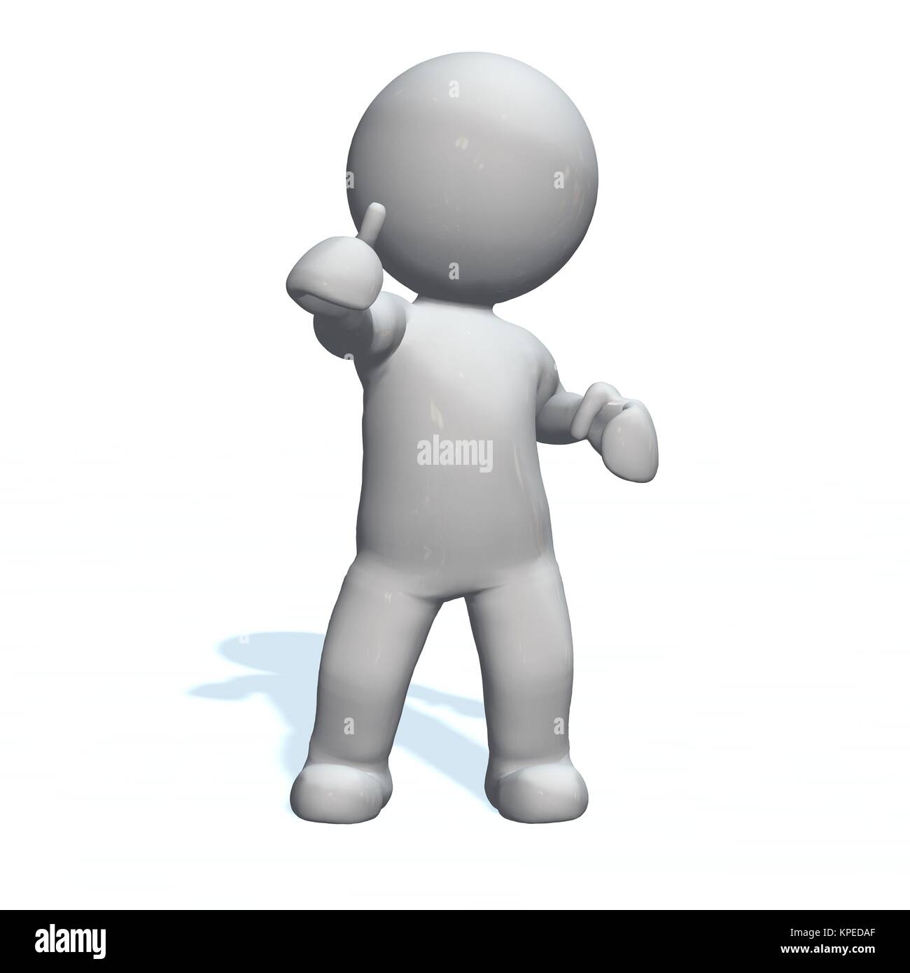 Animated Cheering Man