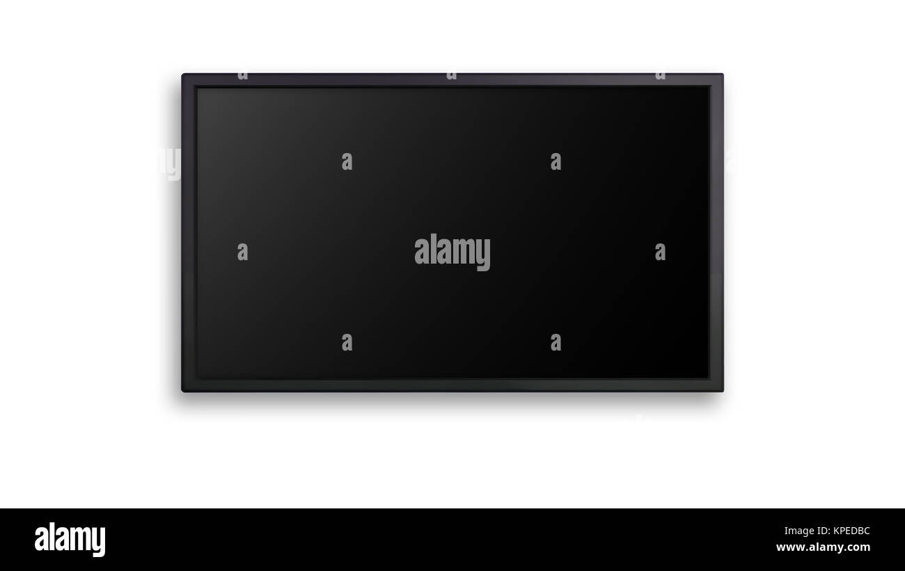 blank of led display with black screen Stock Photo - Alamy
