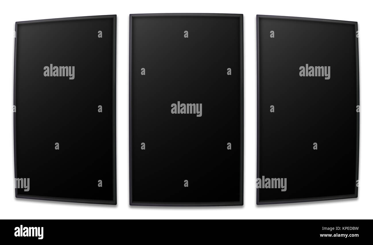 vertical perspective screen promotion display Stock Photo - Alamy