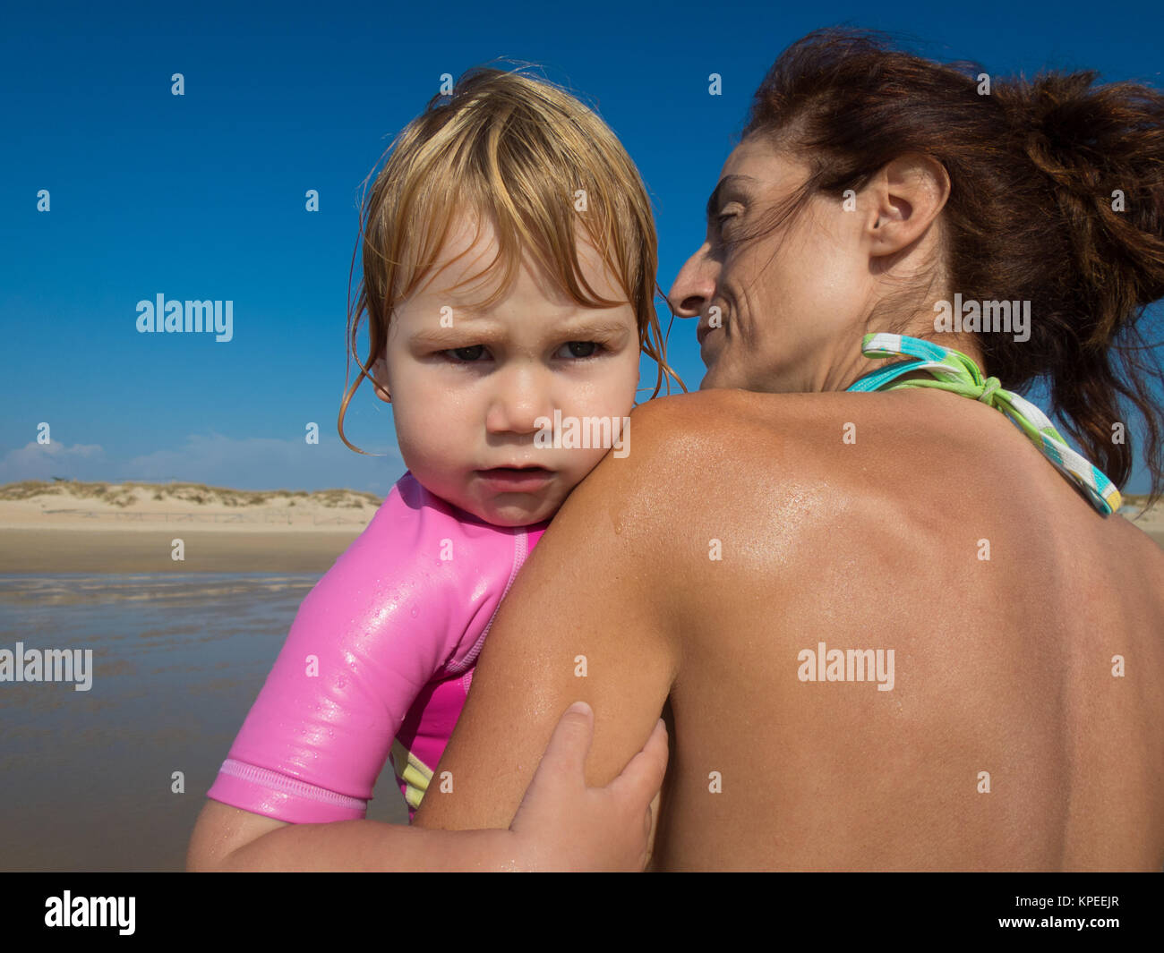 Angry beach baby hi-res stock photography and images - Alamy