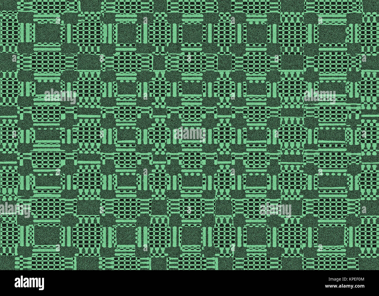 Green textured shapes pattern Stock Photo - Alamy
