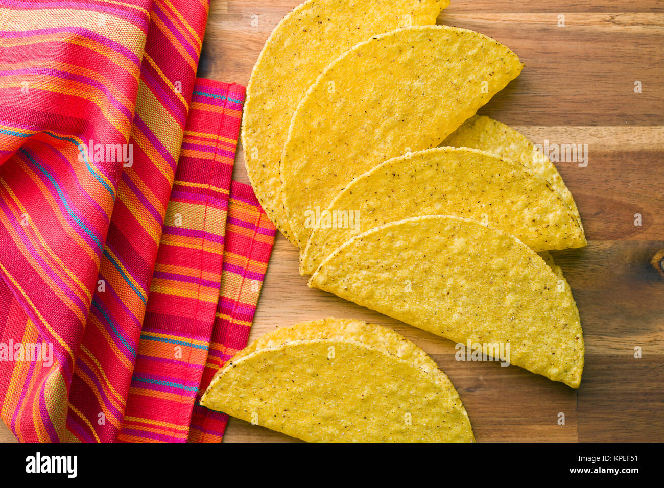 crispy taco shells Stock Photo - Alamy
