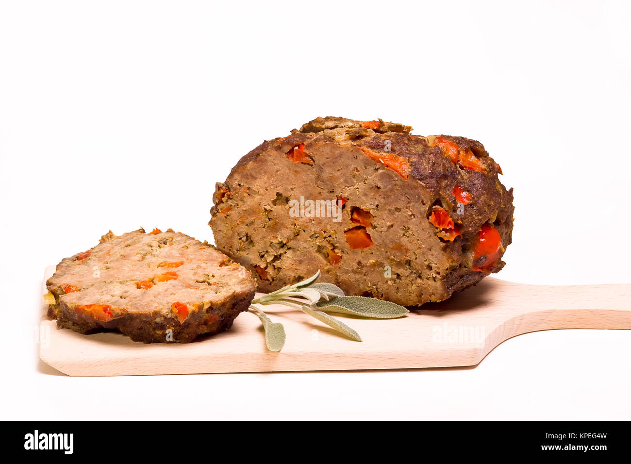 Minced meat loaf Cut Out Stock Images & Pictures - Alamy