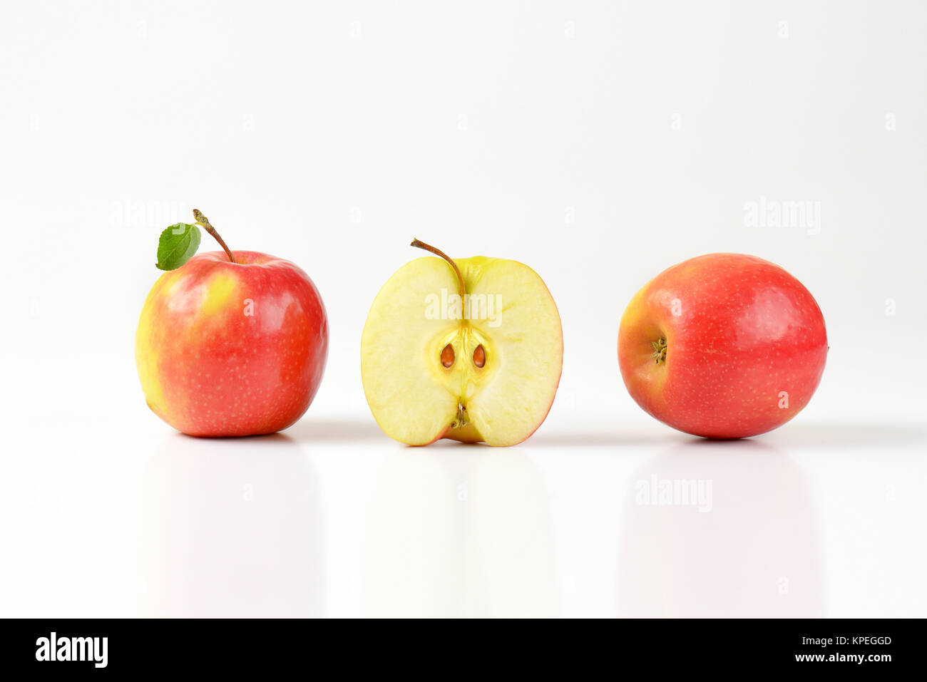 two and a half apples Stock Photo - Alamy