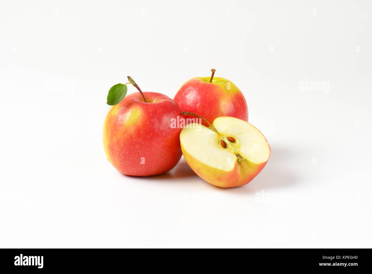 two and a half apples Stock Photo - Alamy
