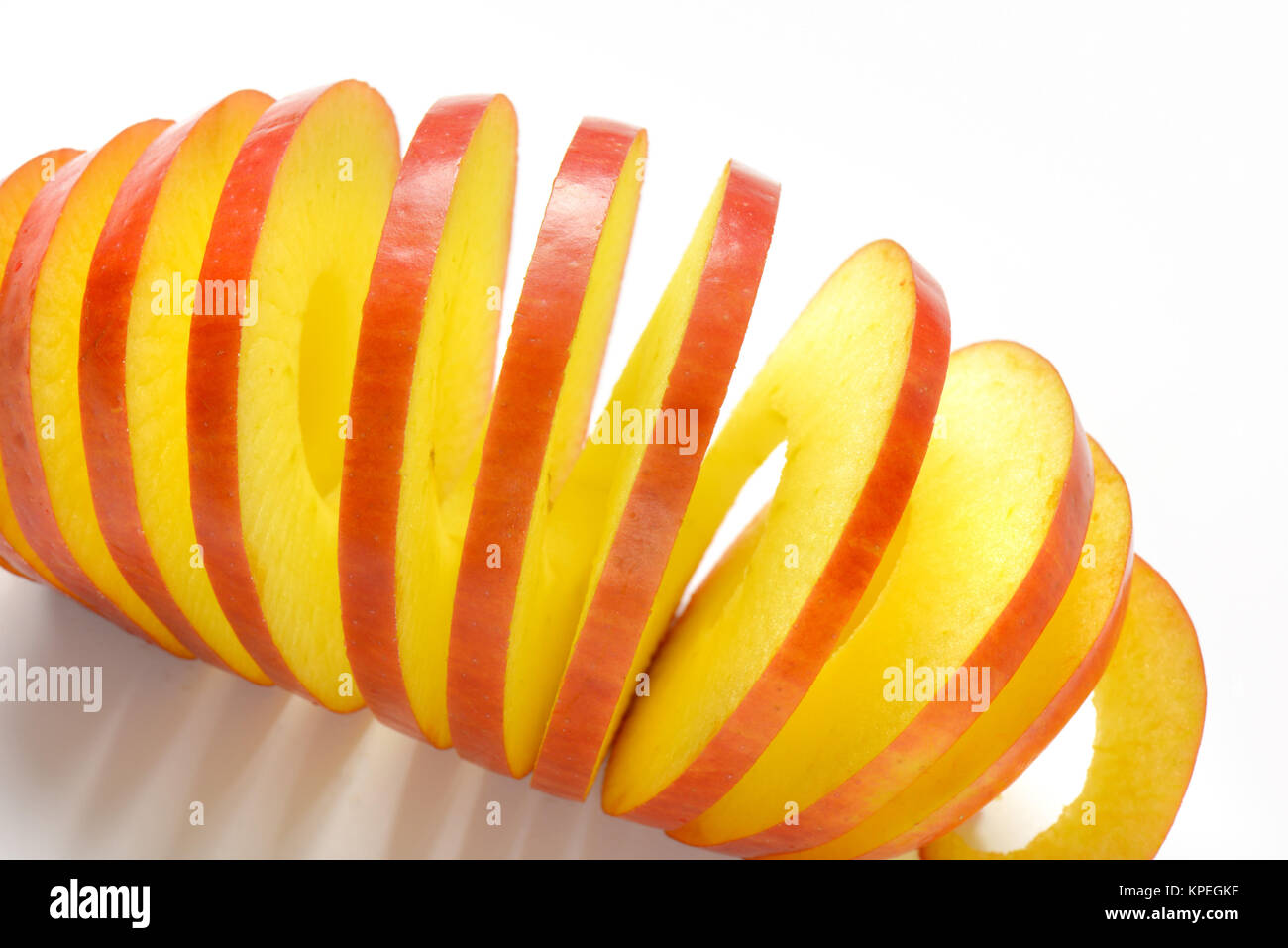 sliced fresh apple Stock Photo - Alamy