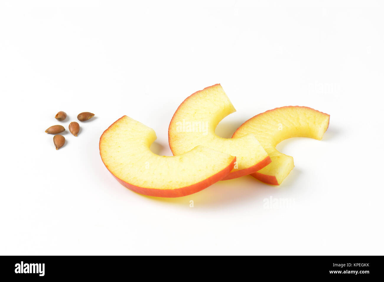 thin apple slices Stock Photo - Alamy