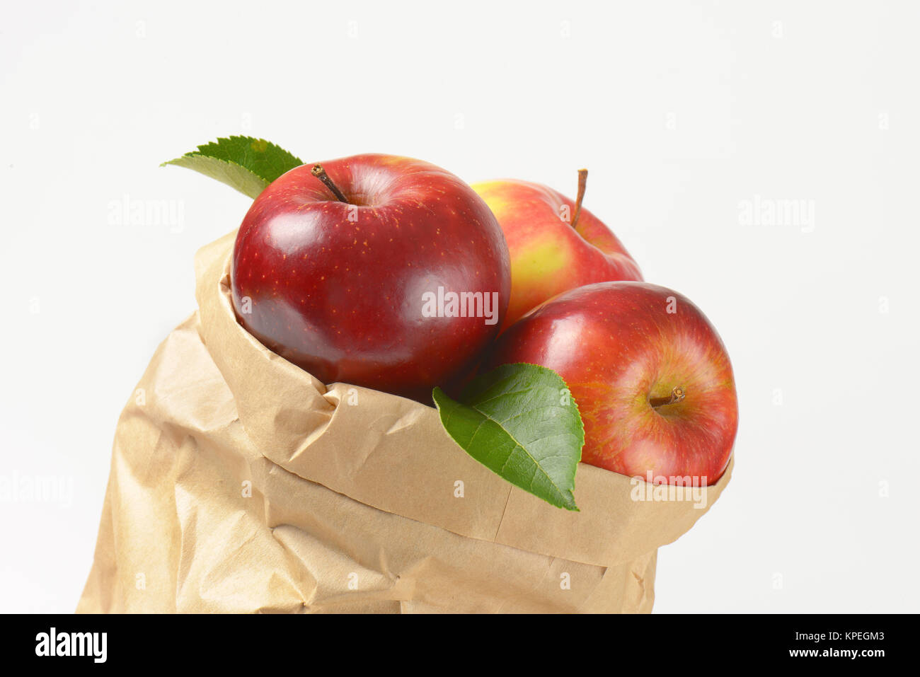 bag of apples Stock Photo - Alamy