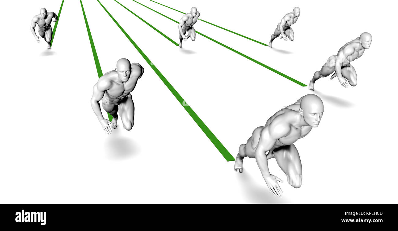 Well Coordinated Team Stock Photo - Alamy